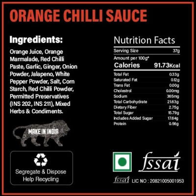 Spicy Orange Chilli Sauce For Your Chicken | High On Chicken