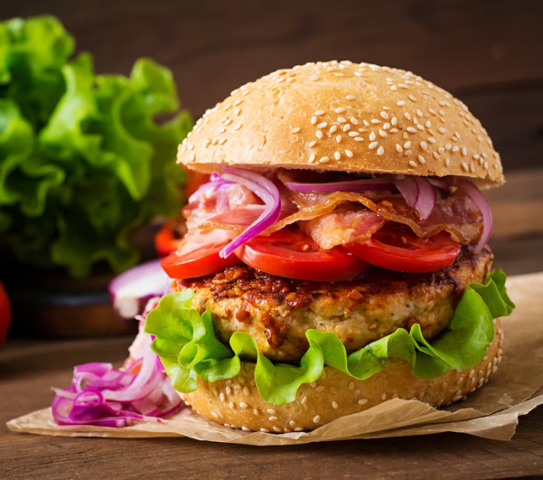 Japanese Teriyaki Burger Recipe - High On Chicken